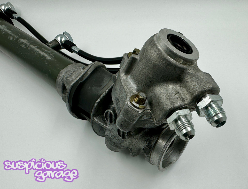 1989-1998 Nissan 240SX Power Steering Fitting Return Side M16x1.5 to A ...