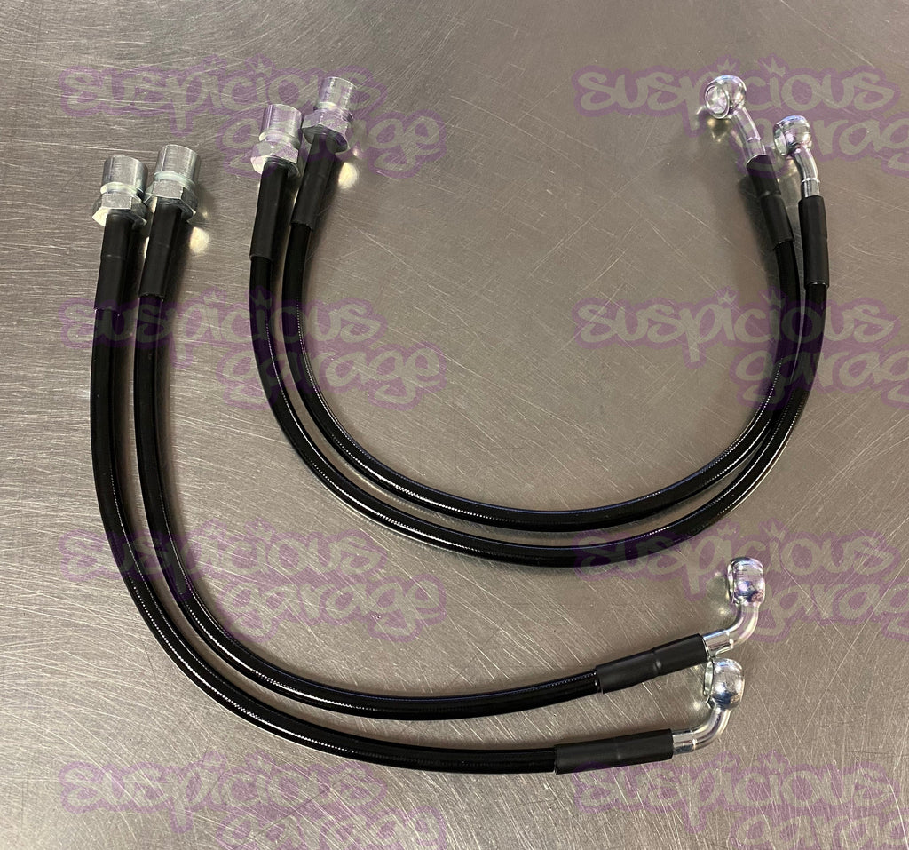 1991-2004 Lexus Gs300 Suspicious Garage Steel Braided Brake Lines